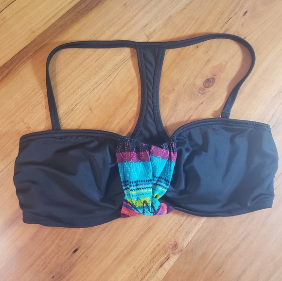 Athleta | Swim | Athleta Black Convertible Bikini Top Strapless ...